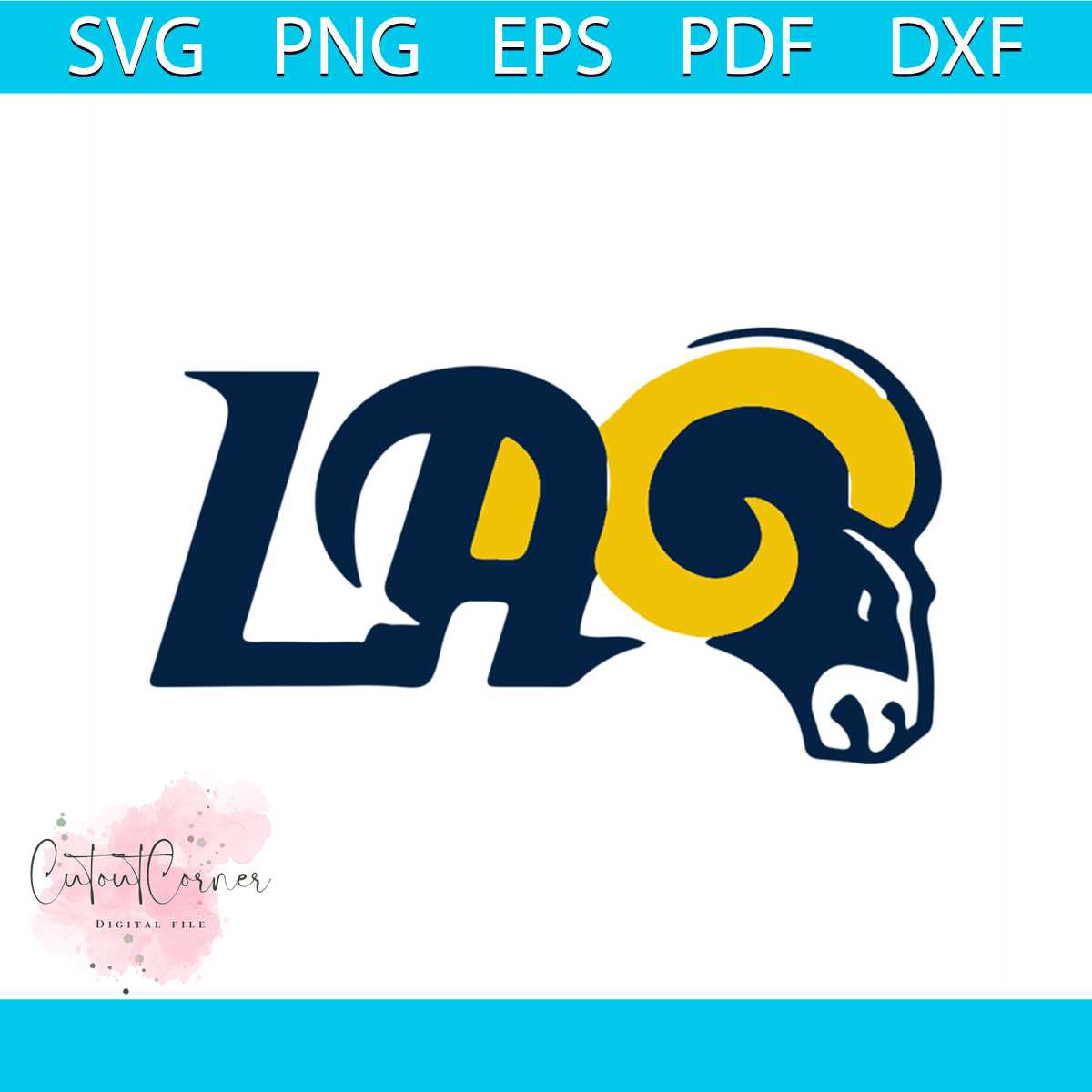 Los Angles Rams svg | Inspire Uplift