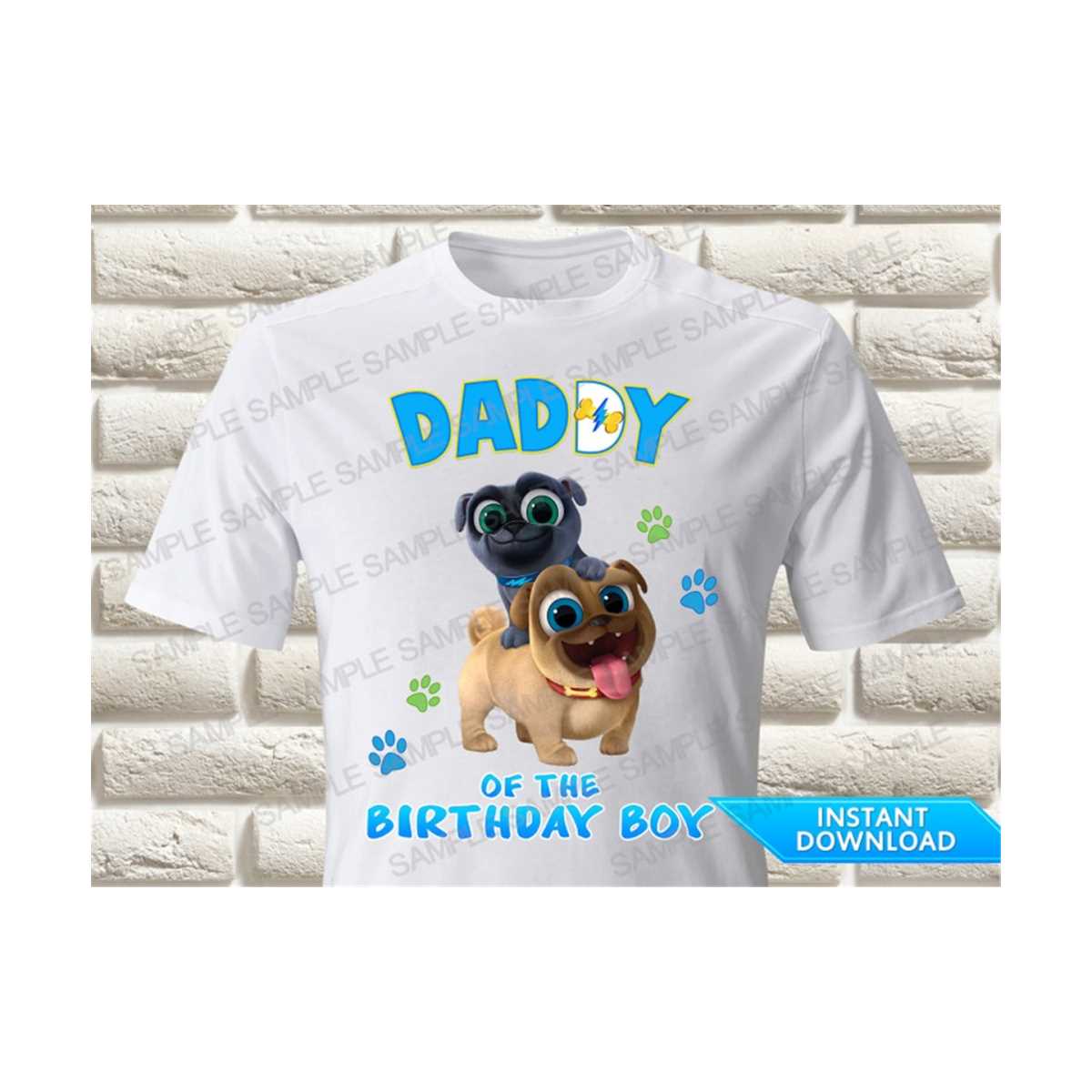 Puppy Dog Pals Daddy of the Birthday Boy Iron On Transfer, P | Inspire ...