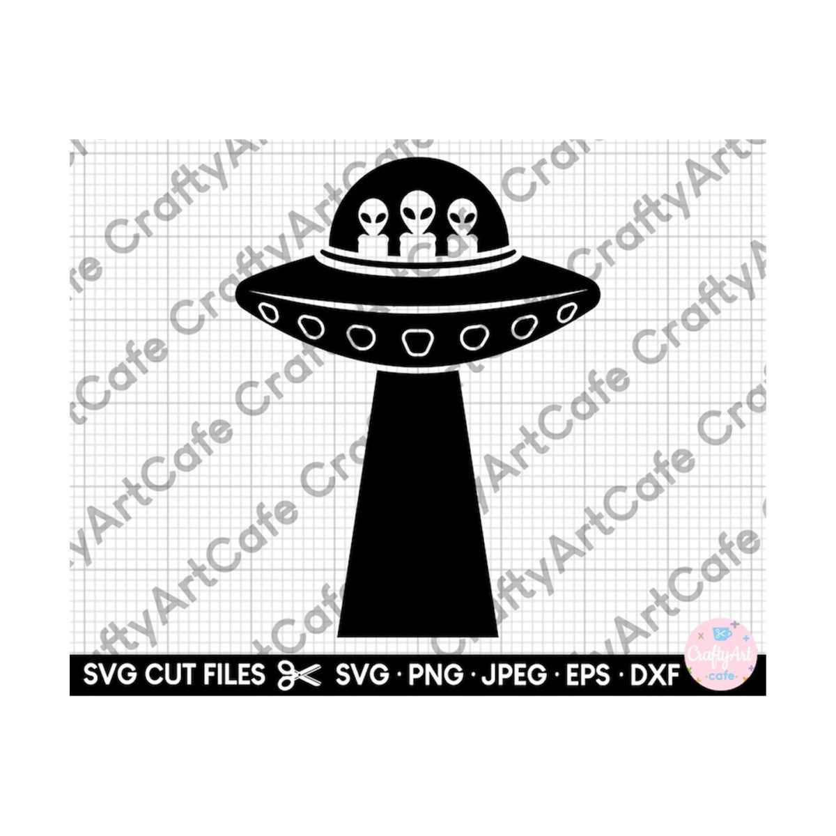 ufo svg ufo silhouette aliens in ufo svg clip art png jpeg e | Inspire ...