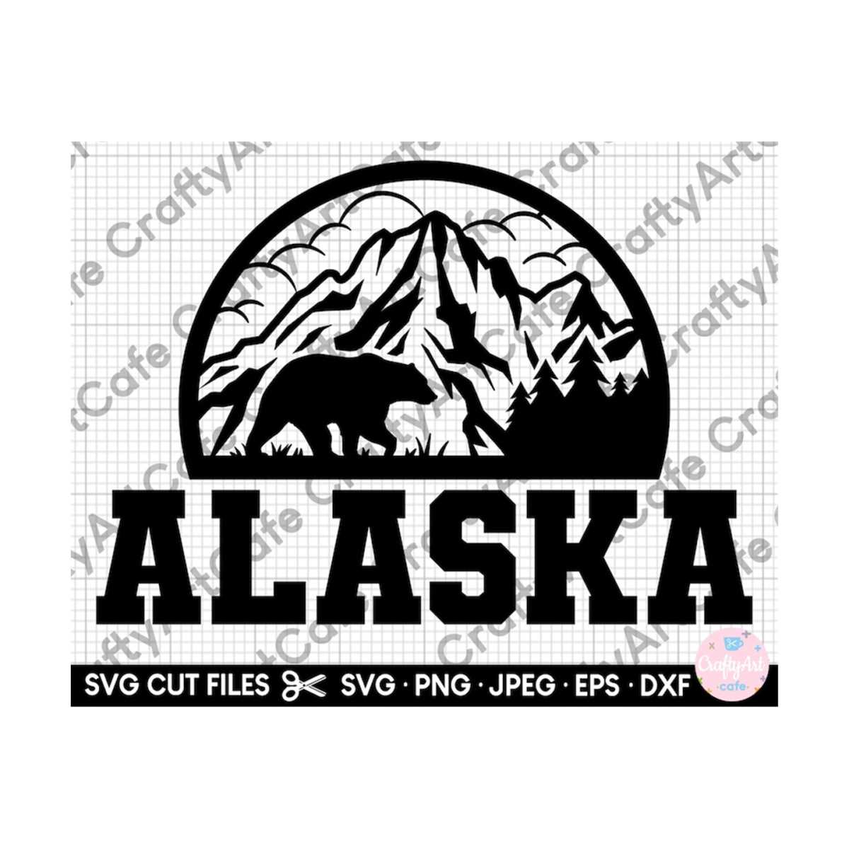 alaska svg alaska png alaska lover svg eps dxf jpg jpeg cric | Inspire ...