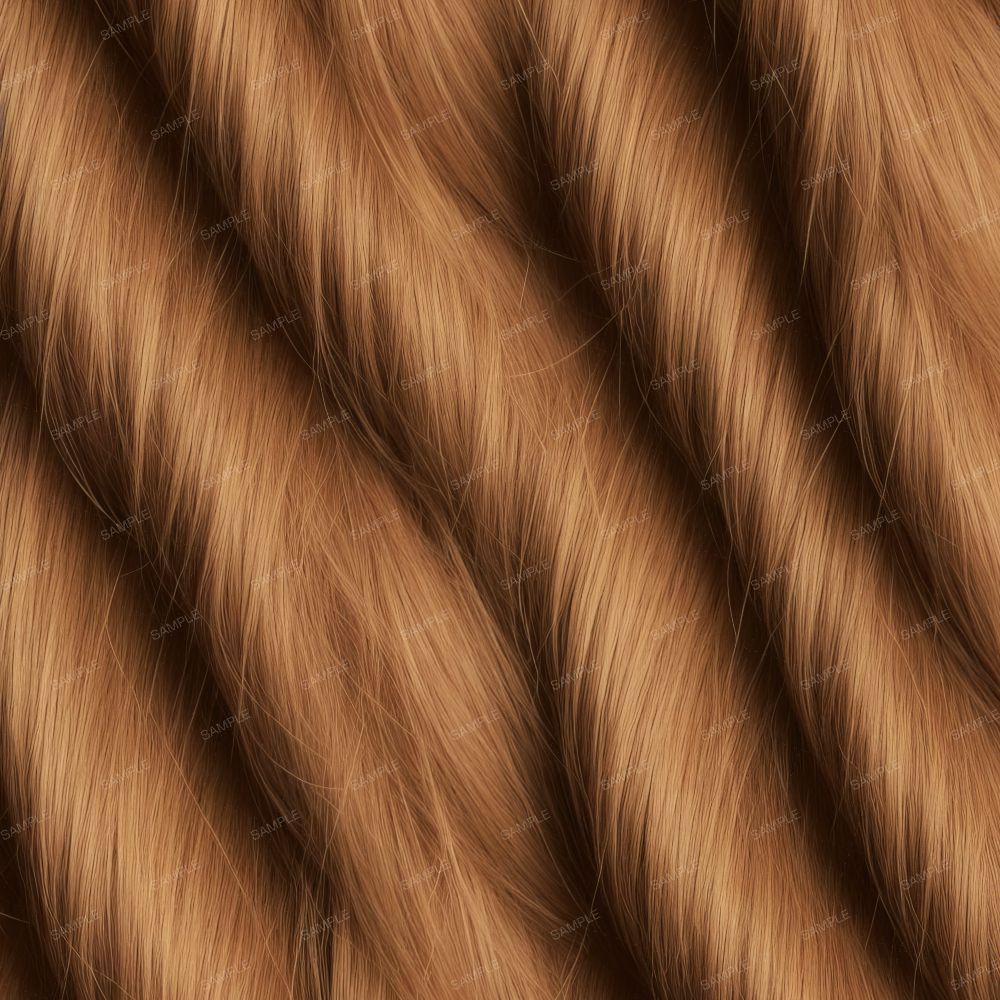 Curly Light Auburn Hair Pattern Tileable Repeating Pattern | Inspire Uplift