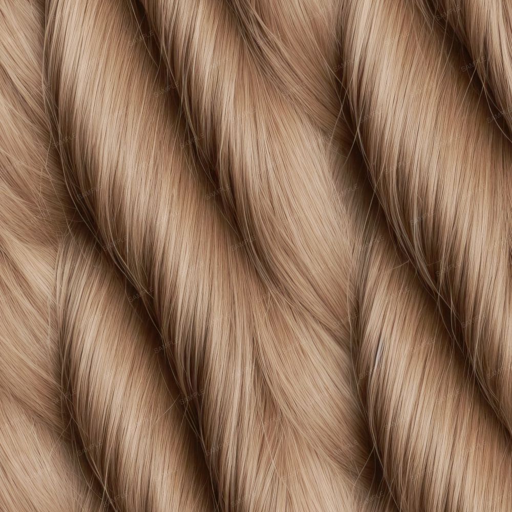 Curly Sandy Blonde Hair Pattern Tileable Repeating Pattern | Inspire Uplift