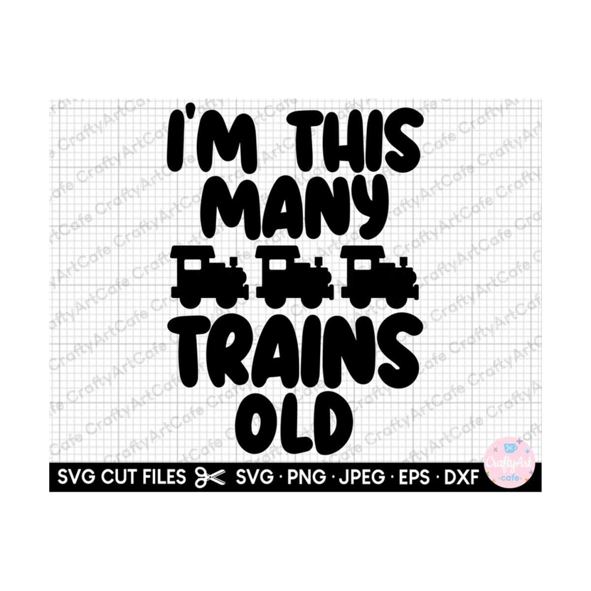 3rd birthday cut file svg png train lover trains model train | Inspire ...
