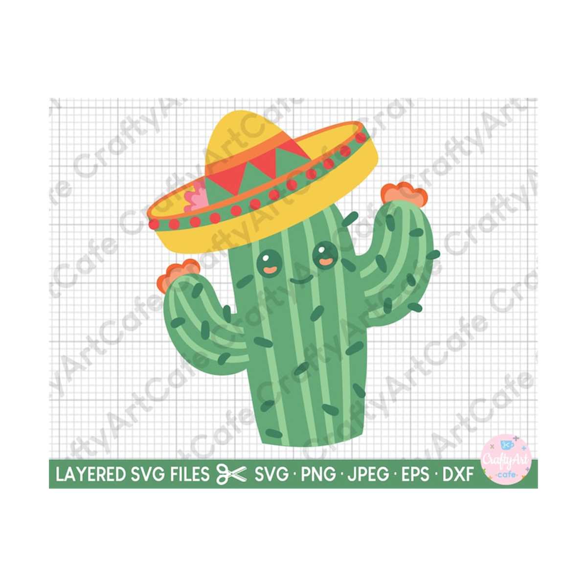 mexican cactus svg cinco de mayo cactus svg png layered cact | Inspire ...