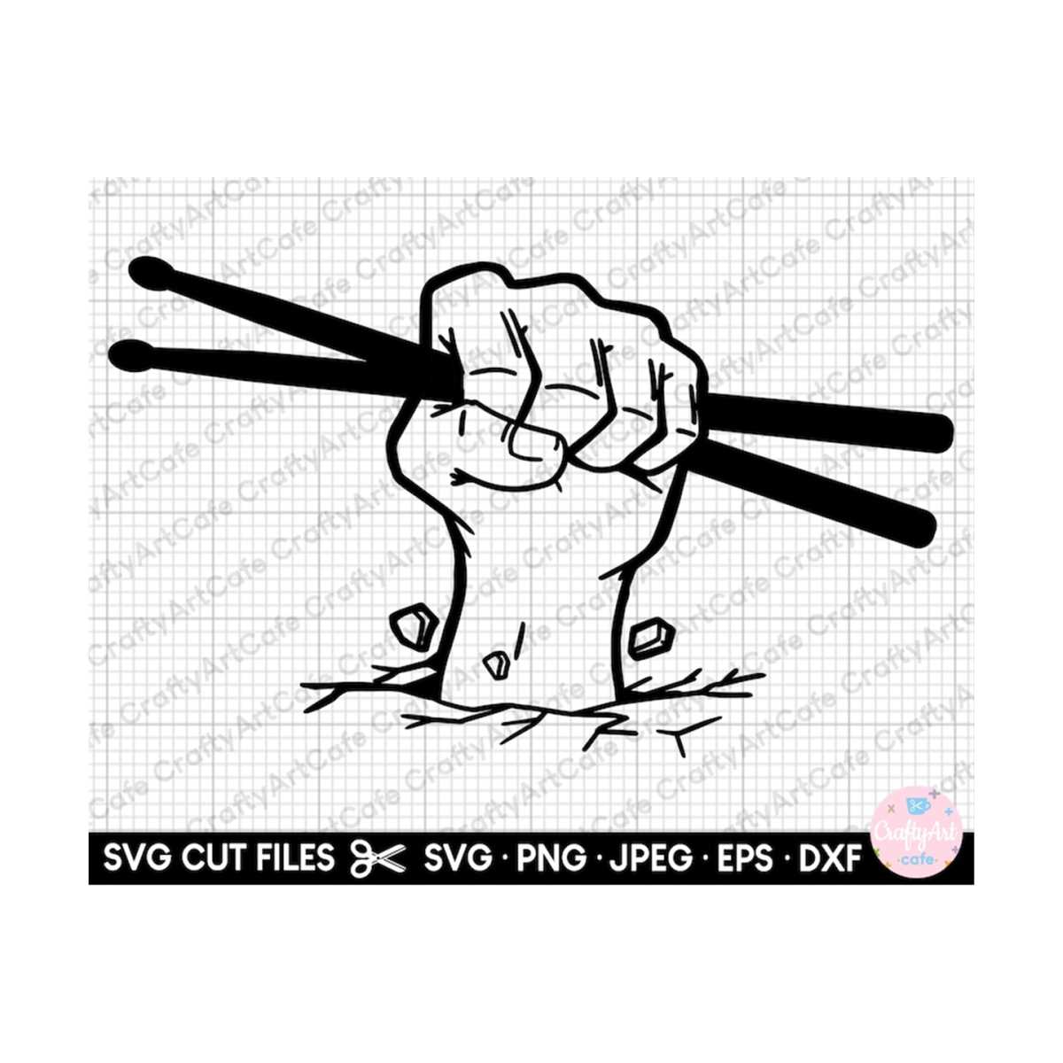 drum sticks fist svg png drummer png drummer svg | Inspire Uplift