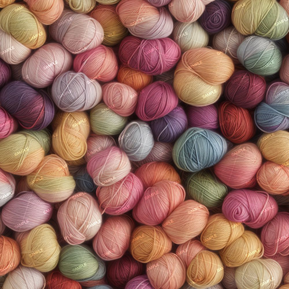 Skeins of Multicolored Yarn 42 Pattern Tileable Repeating Pa | Inspire ...