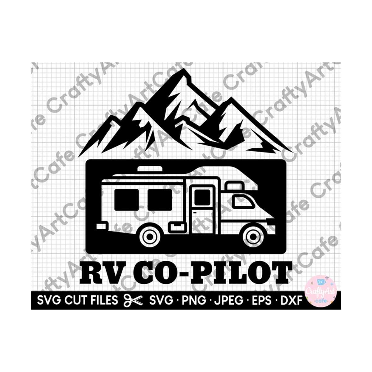 rv svg rv co pilot svg camper svg camping svg cricut cut fil | Inspire ...