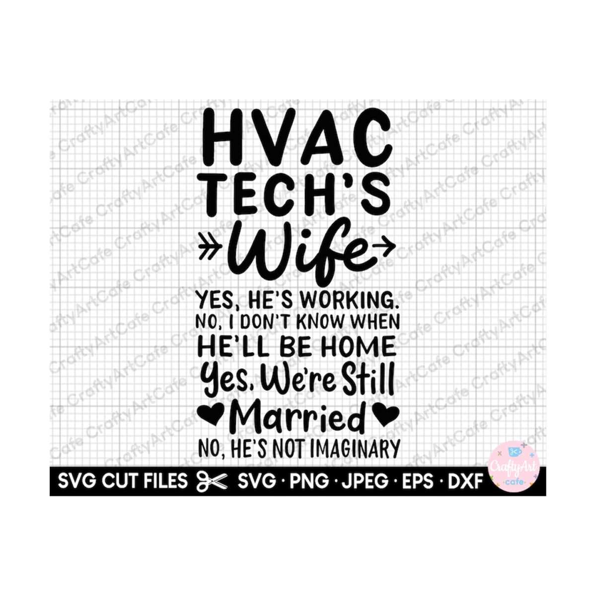 hvac tech wife svg png hvac technician svg png | Inspire Uplift
