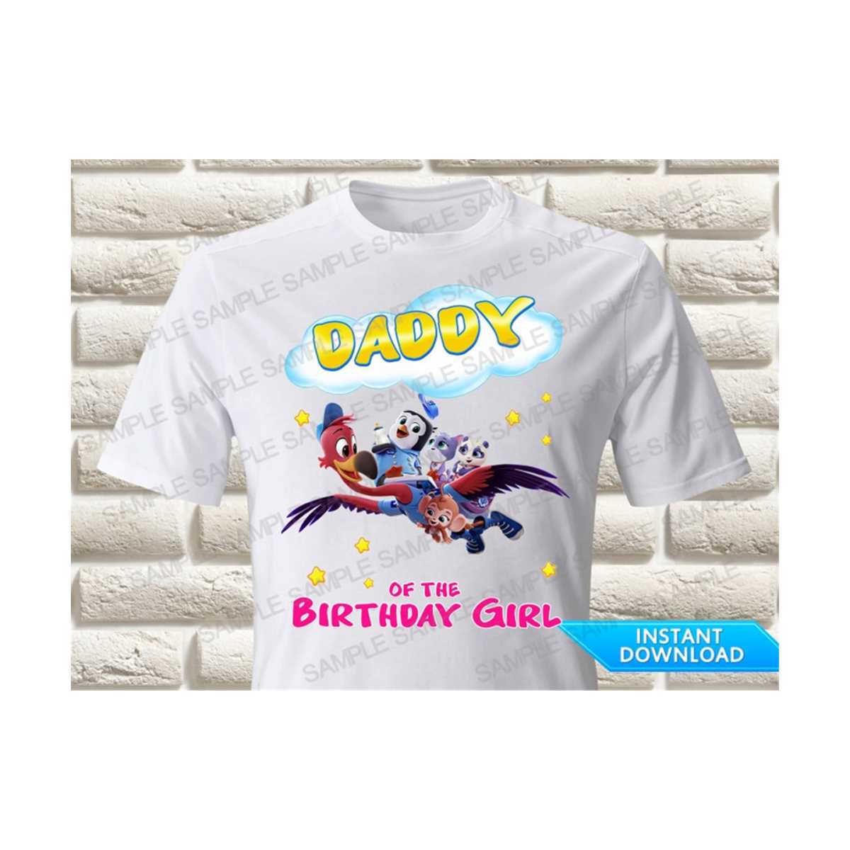 Tots Daddy of the Birthday Girl Iron On Transfer, Tots Iron | Inspire ...