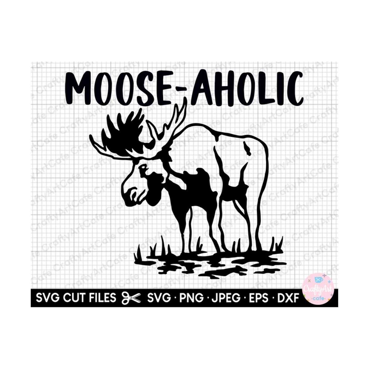 moose svg, moose png, moose svg file cricut - Inspire Uplift