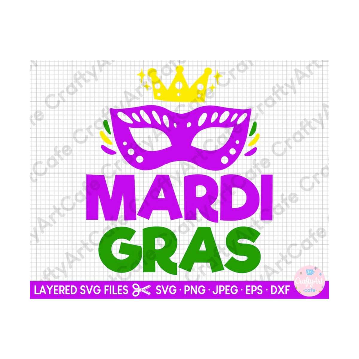 Mardi Gras Mask Svg | Inspire Uplift