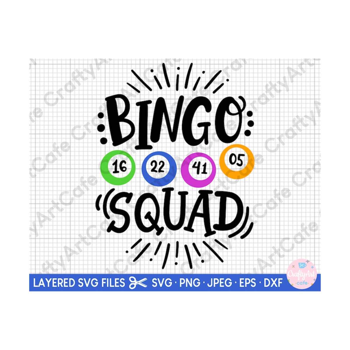 bingo player png svg eps dxf cricut file | Inspire Uplift