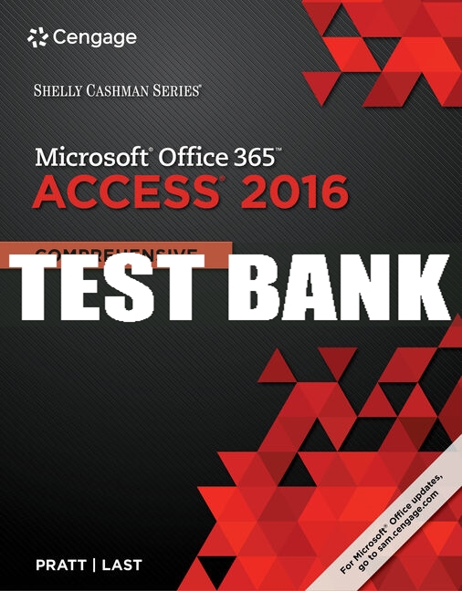 Test Bank For Shelly Cashman Series Microsoft Office 365 & A - Inspire ...
