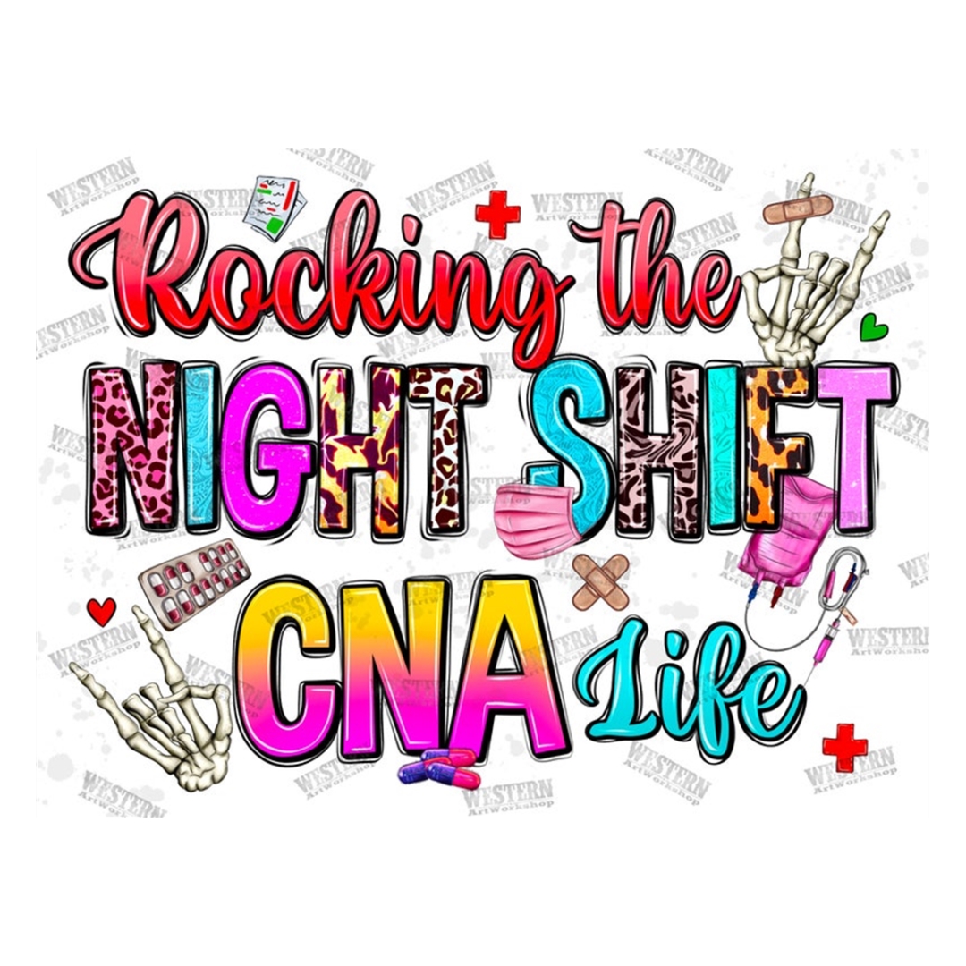 Night shift CNA png sublimation design download, Rocking the | Inspire ...