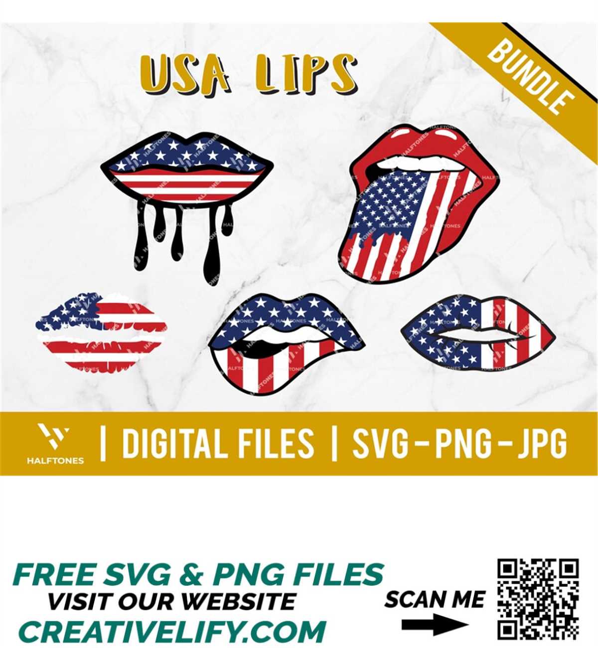 USA lips kiss svg, July fourth svg, Patriotic svg, 4th of Ju - Inspire ...
