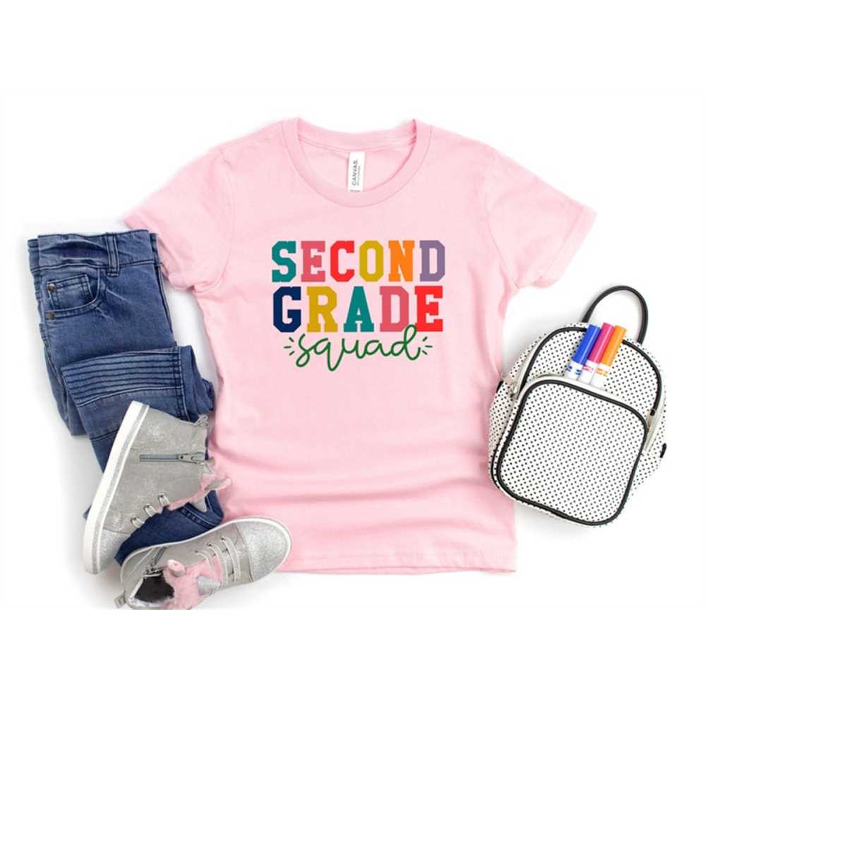 Second Grade Squad Shirt, Second Grade Shirt, Hello Second G | Inspire ...