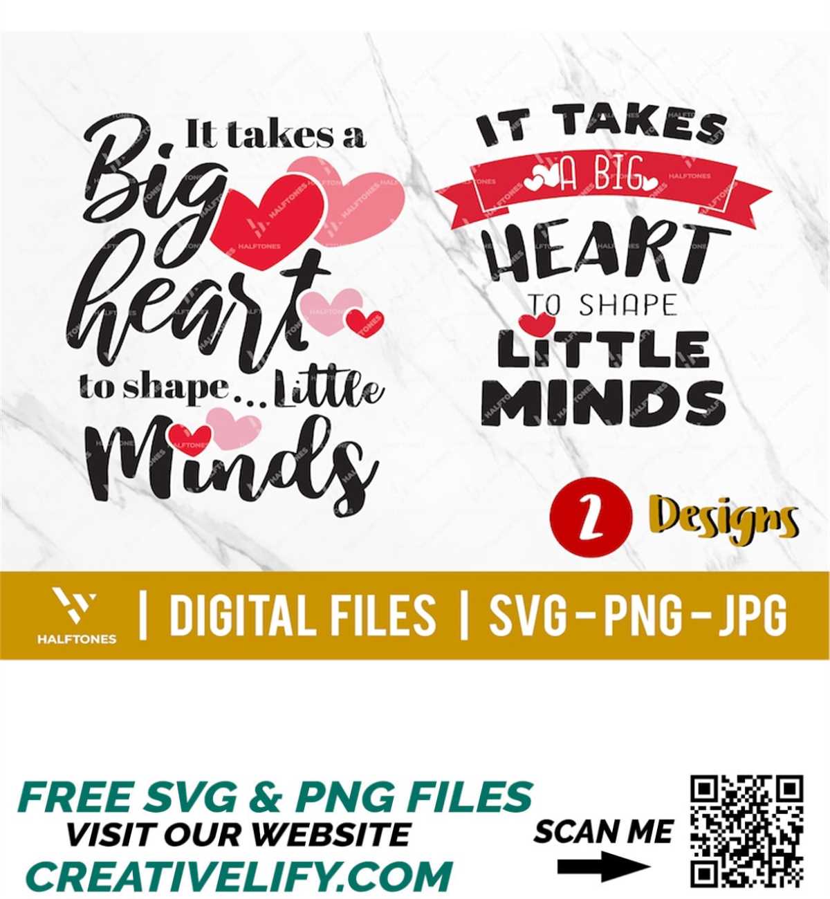 It takes a big heart to shape little minds SVG, teacher svg, - Inspire ...
