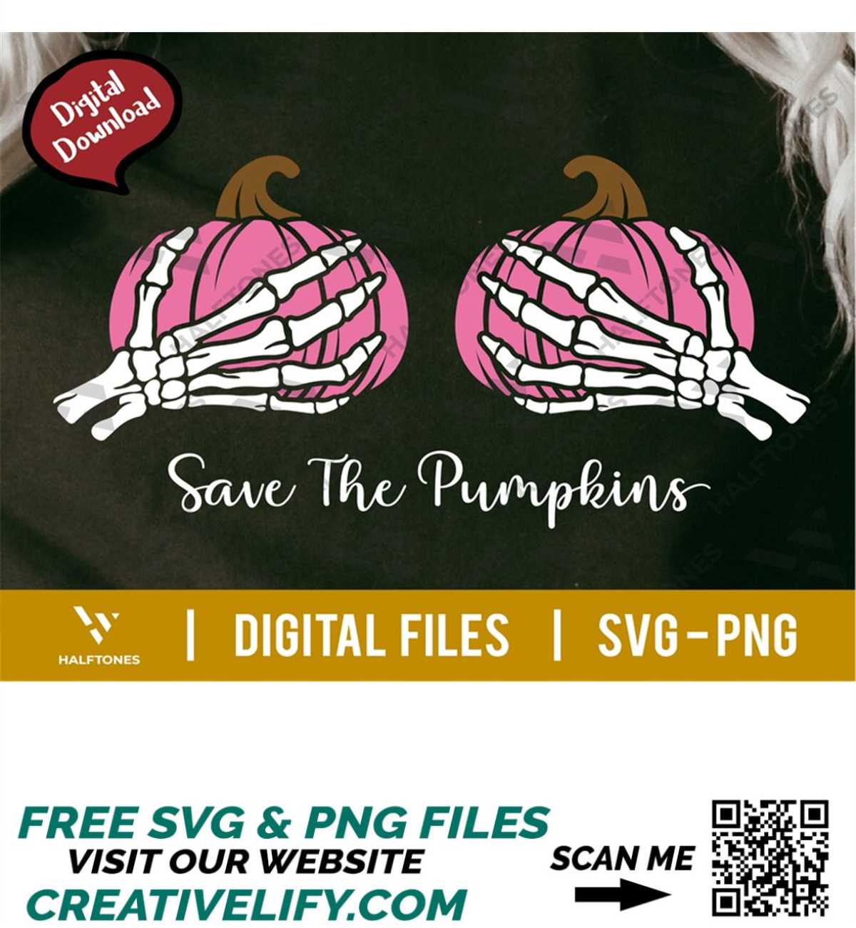 Save The Pumpkins SVG, Breast Cancer Svg, Cancer Awareness p | Inspire ...