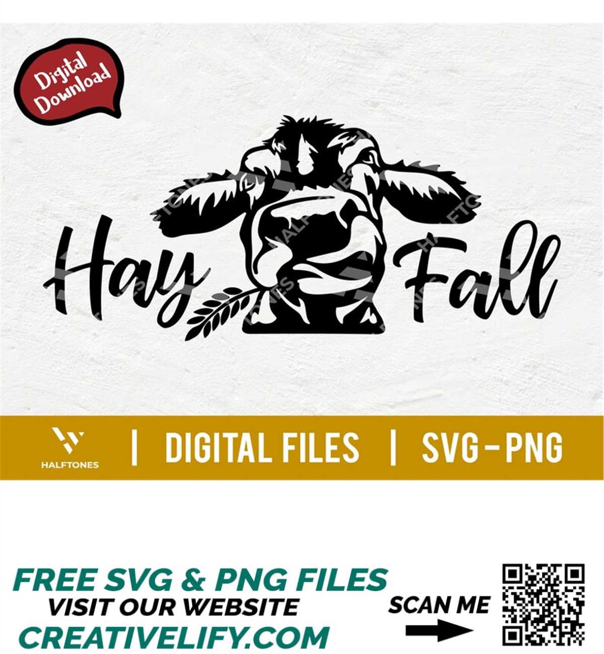 Hay Fall SVG, Funny Fall quote svg, Hey y'all svg, Highland - Inspire ...