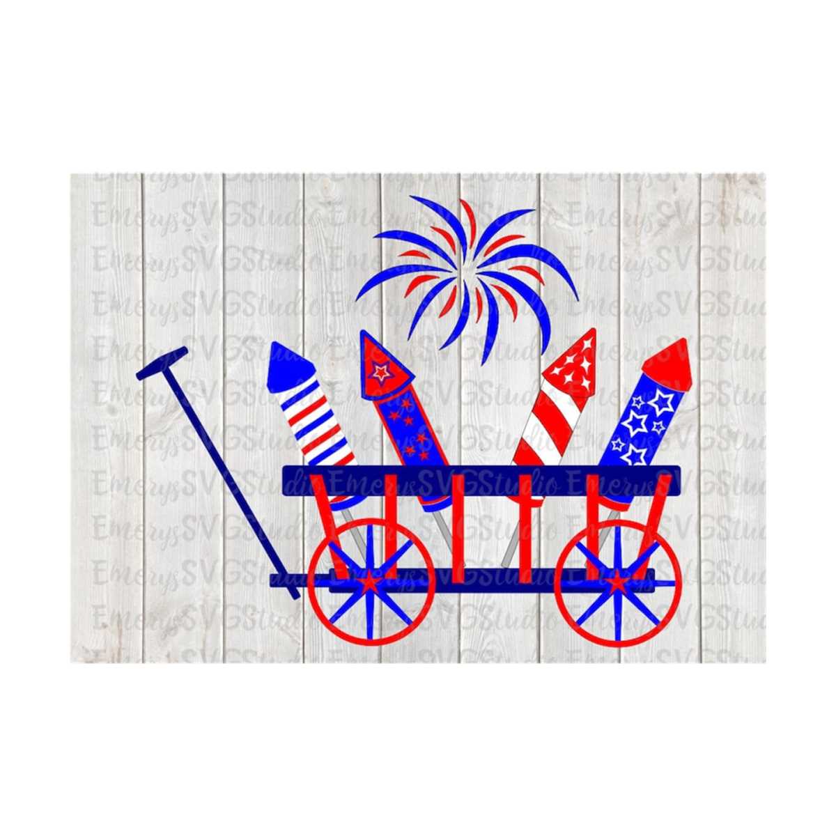 SVG DXF File for 4th of July Fireworks and Rockets | Inspire Uplift