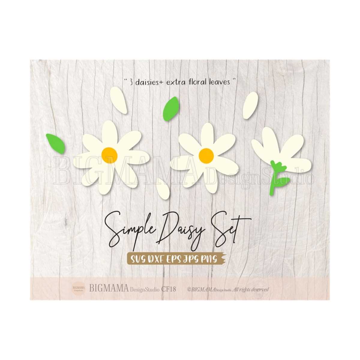 Daisy SVG,Floral,Simple Flower,Easy,DXF,EPS,Bundle,Cut File, | Inspire ...