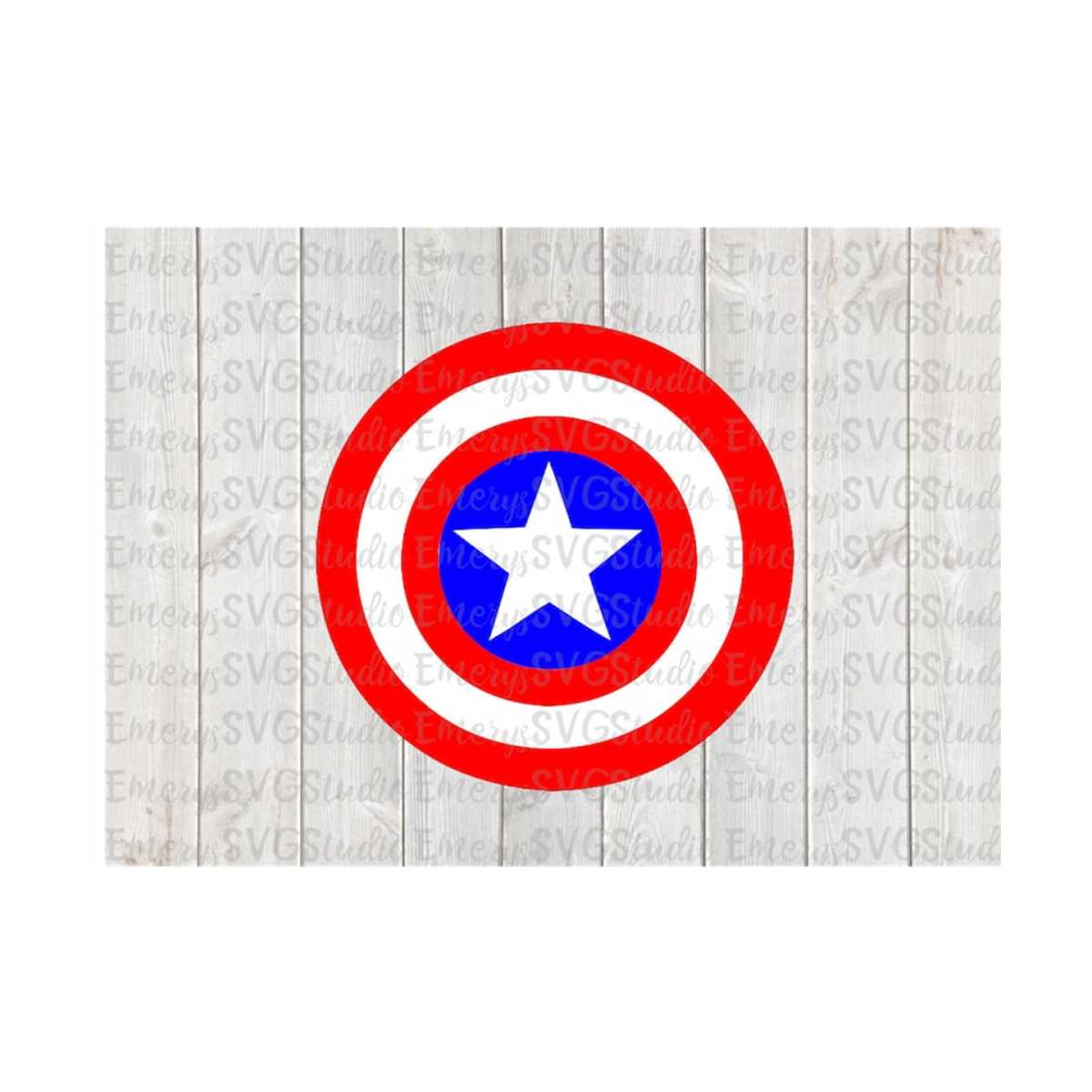 SVG JPEG DXF Pdf File for Captain America Mickey Bullseye - Inspire Uplift