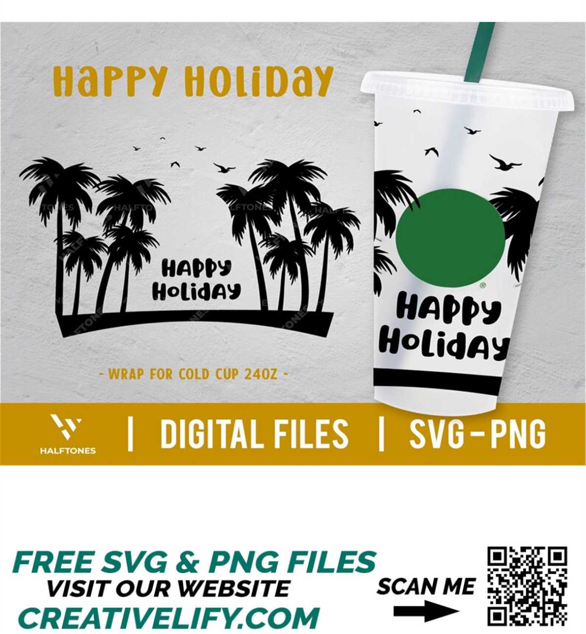 Tropical palm tree Svg, Summer vacation Svg, Coconut tree fu - Inspire ...