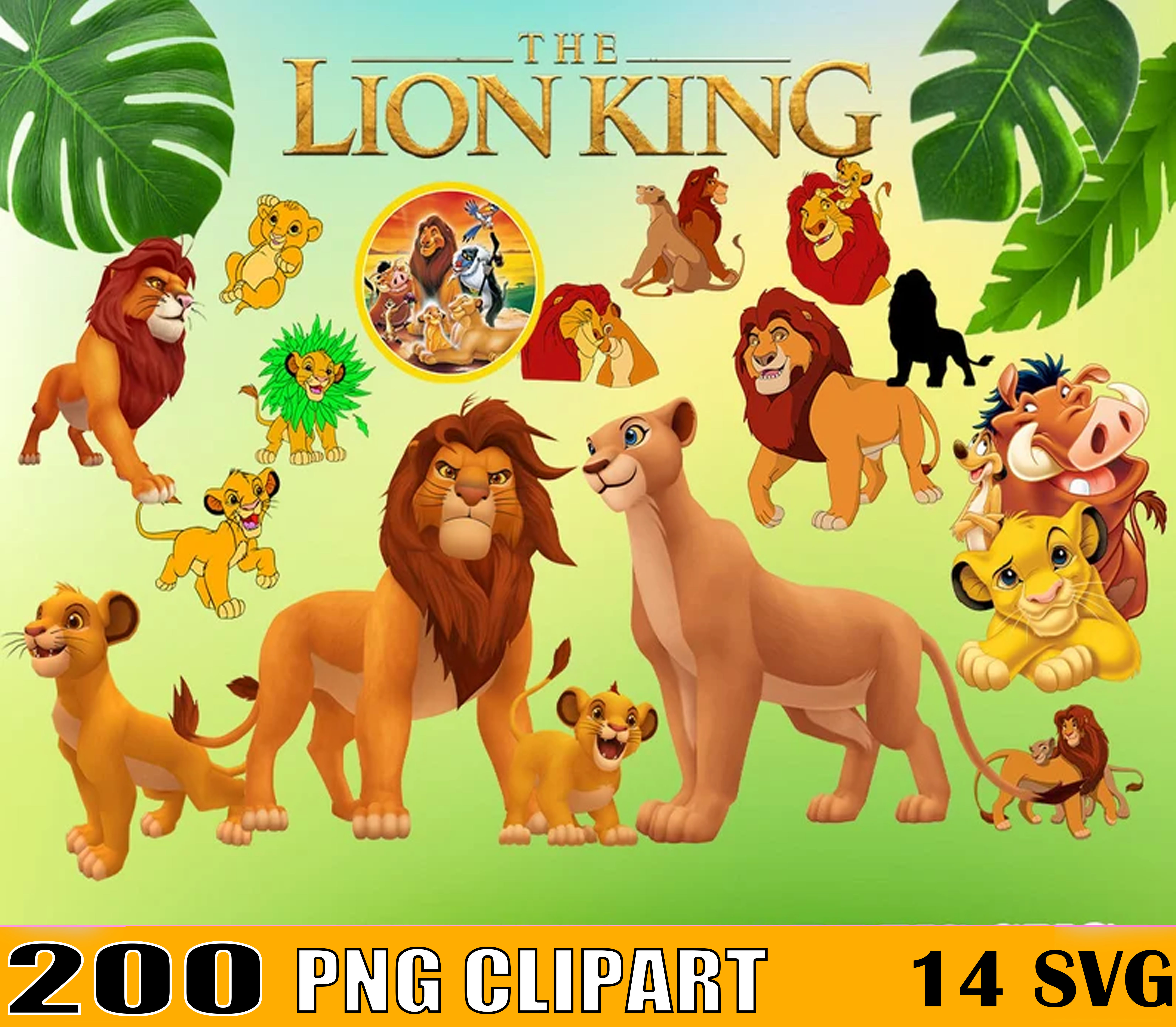 200 Lion King Svg Bundle, Lion King logo, Hakuna Matata Svg, | Inspire Uplift