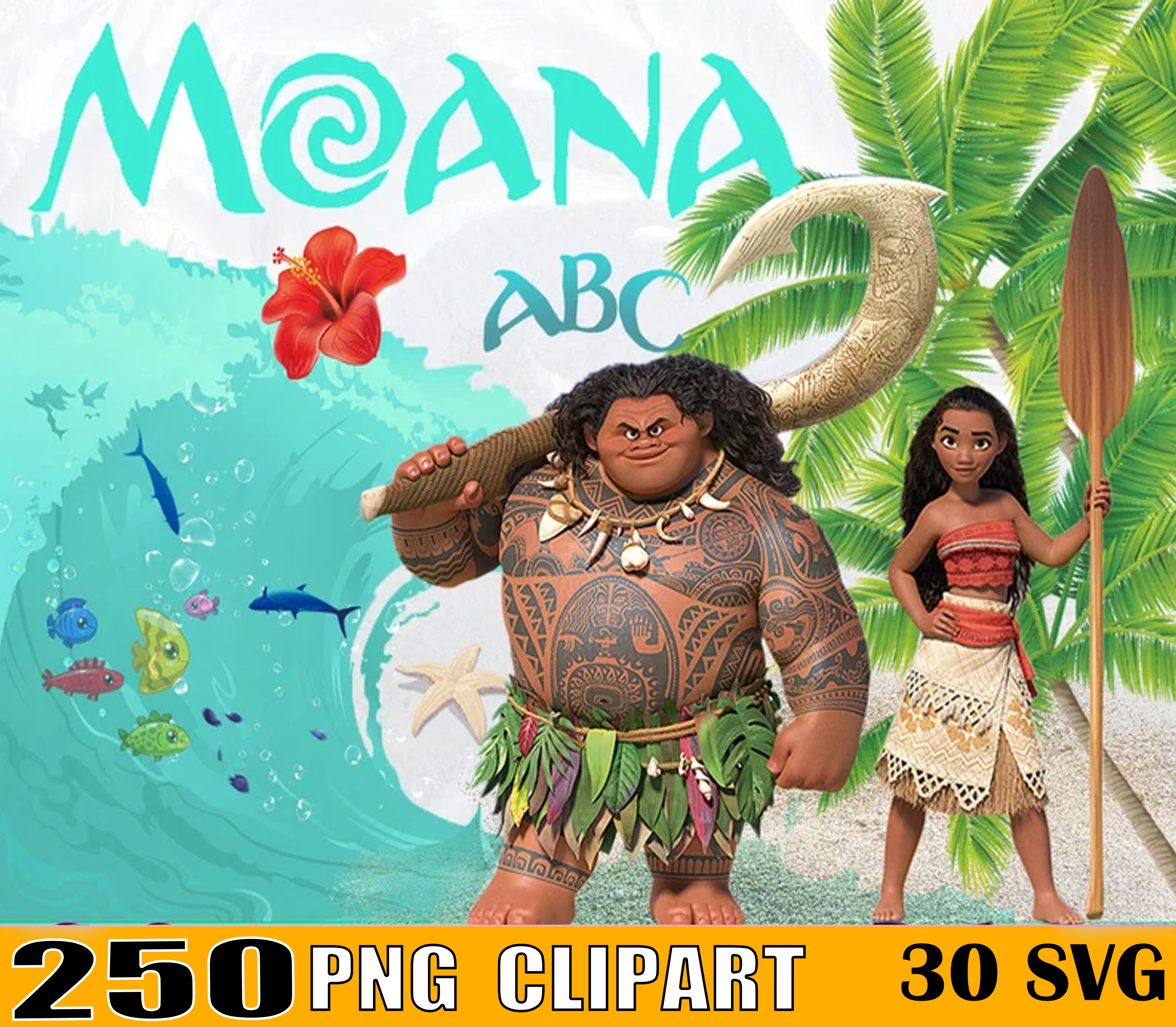 250 Moana Digital, Moana Svg Clipart, Moana Svg Bundle, Moan | Inspire ...