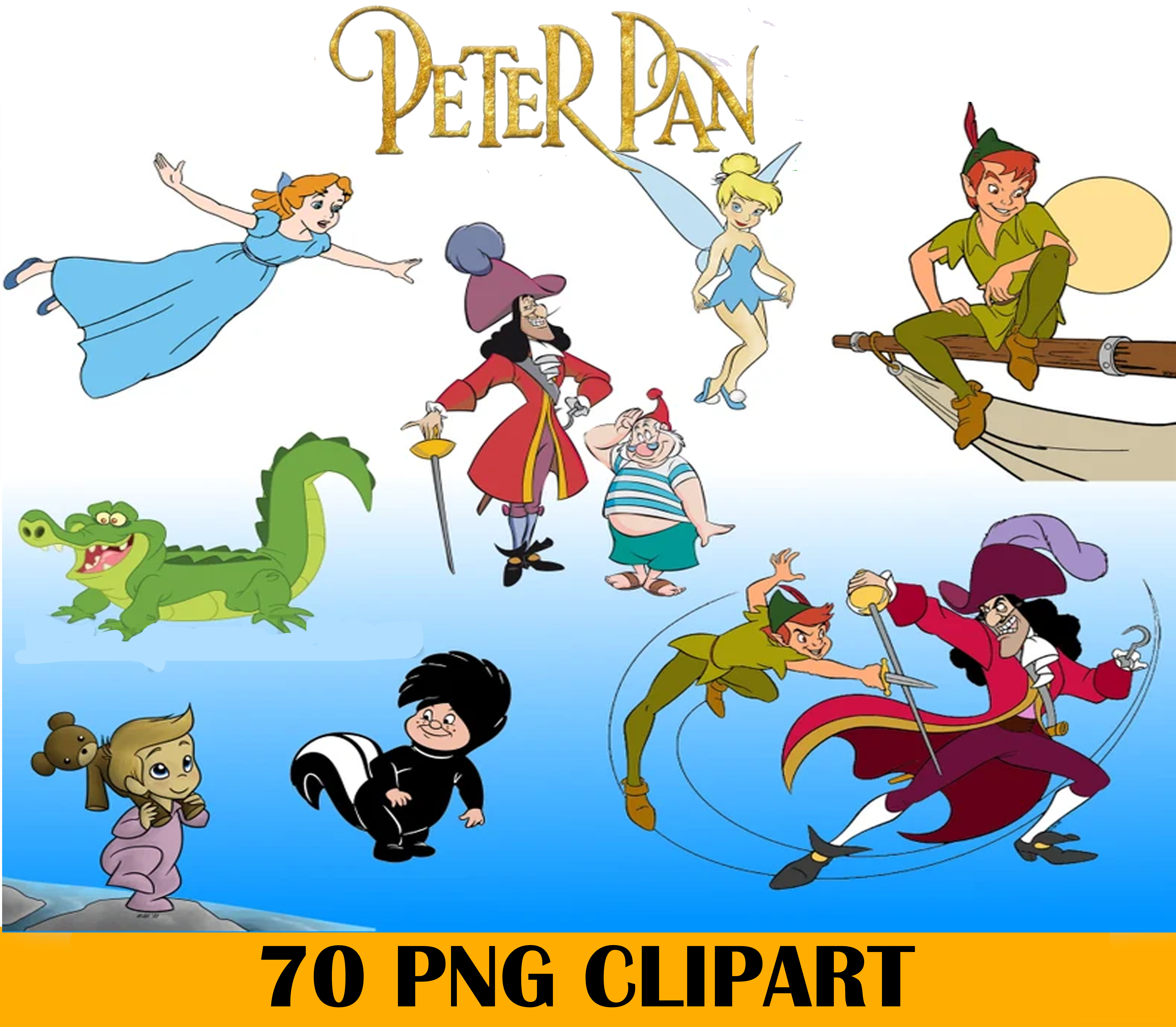 70 Peter Pan Png, Peter Pan Clipart, Neverland Png, Captain | Inspire ...