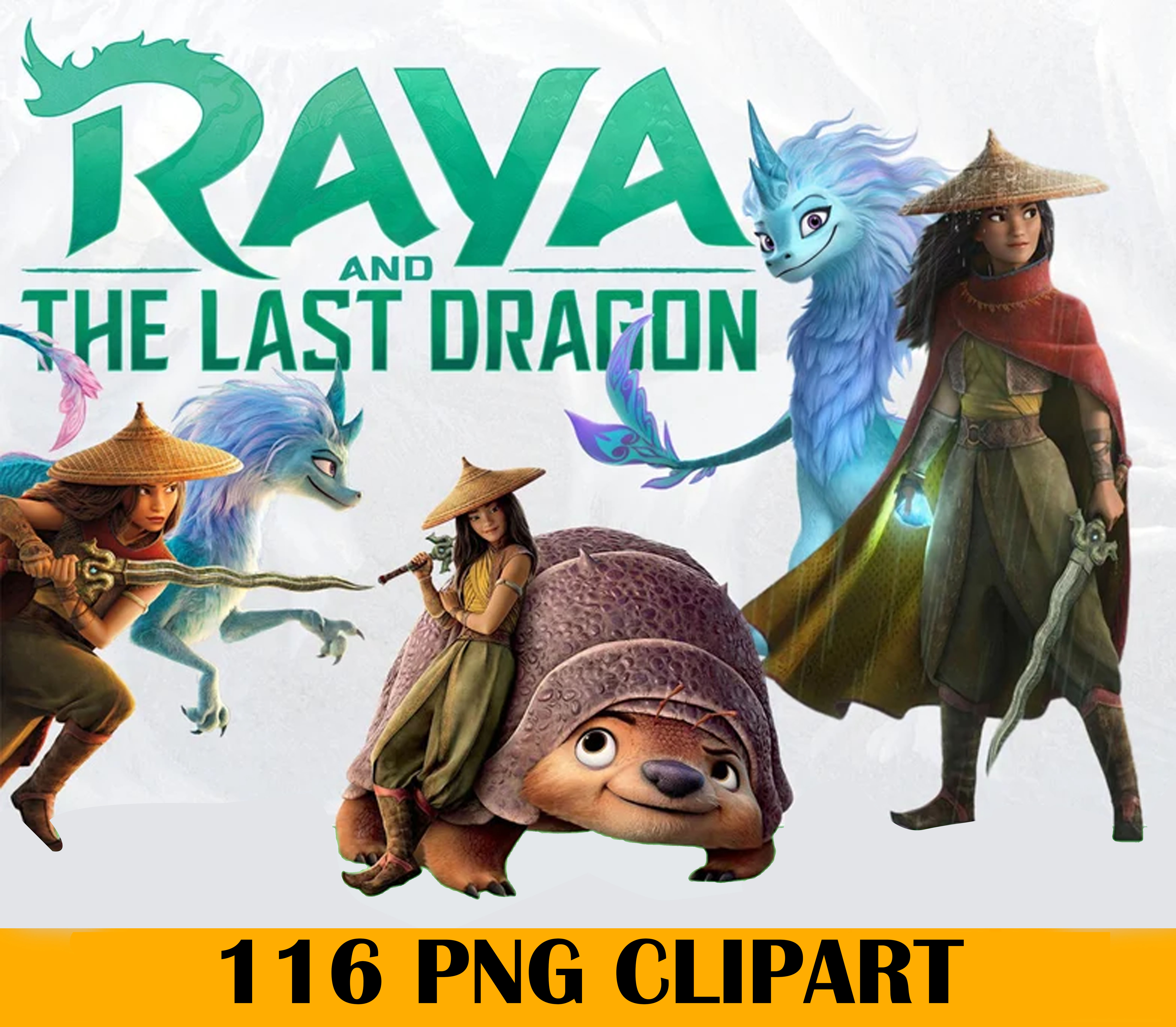 112 Raya Svg Clipart, Raya and the Last Dragon Clipart, Digi - Inspire ...