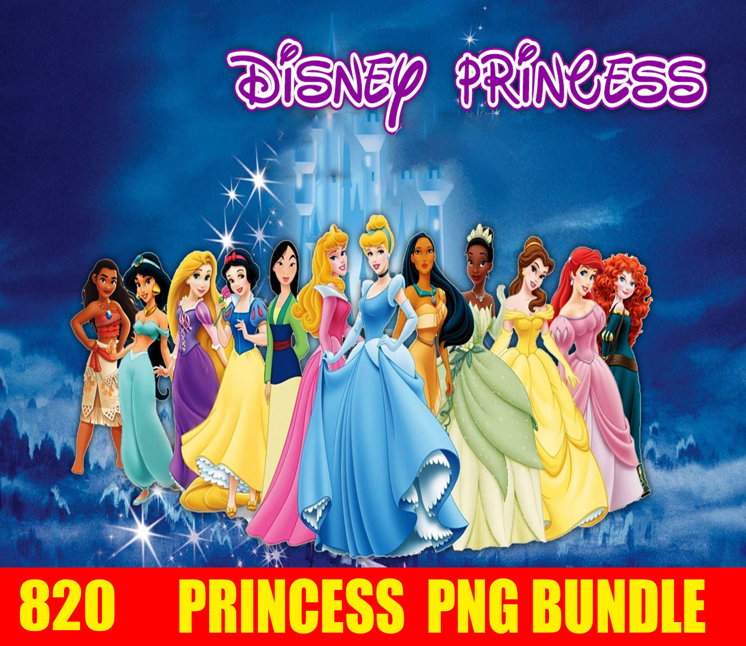820 Disney Princess Bundle, Disney Princess Svg,Disney princ | Inspire ...