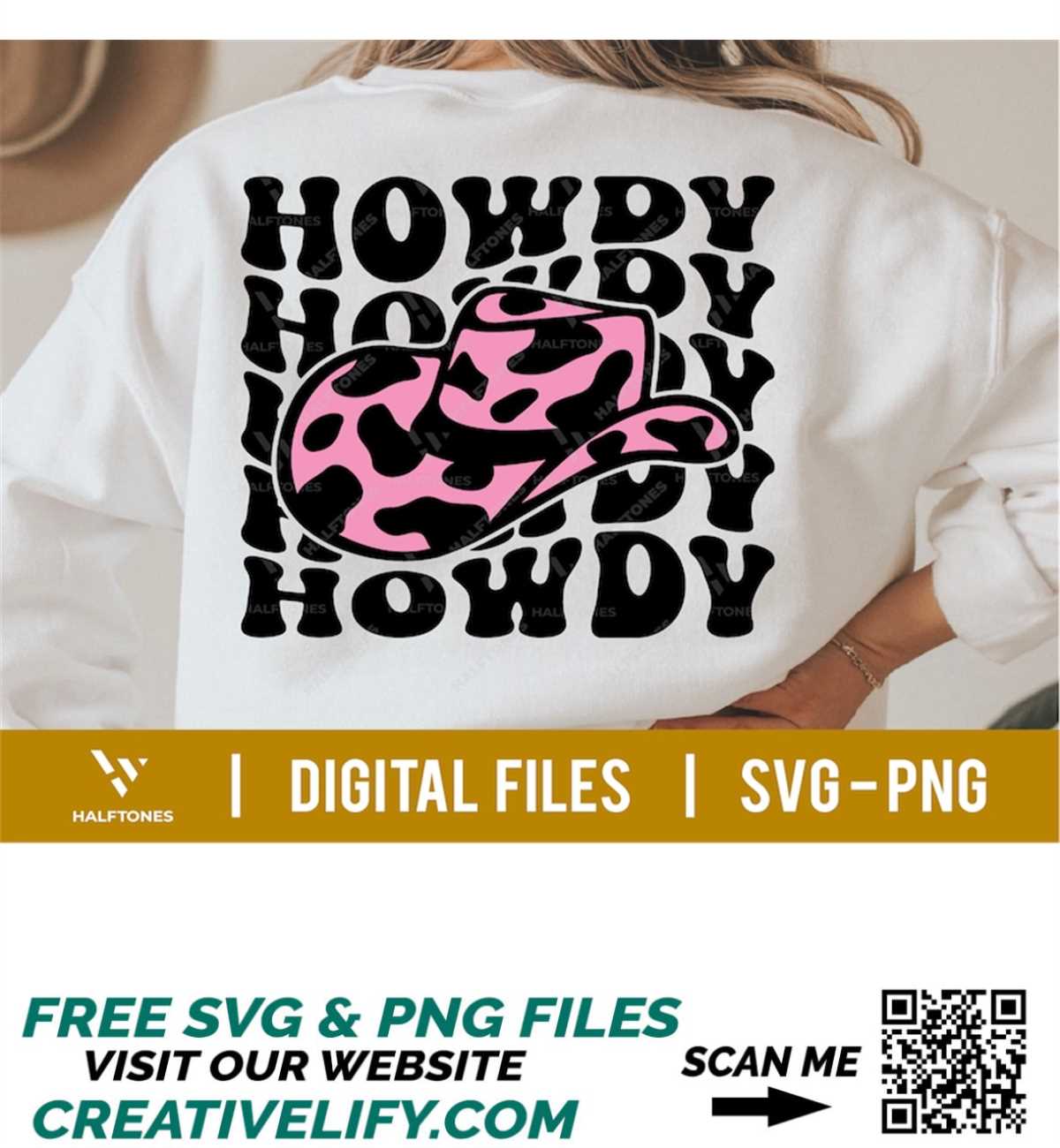 Howdy SVG, Cowgirl hat svg, Howdy cow print svg, Fall shirt - Inspire ...