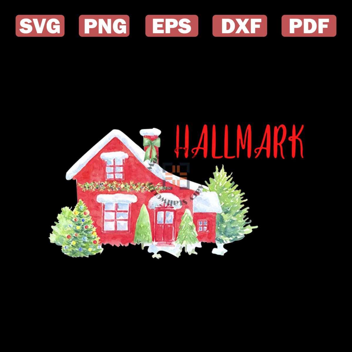 Hallmark Svg, Christmas Svg, Home Svg, Pinetree Svg, Merry C | Inspire ...