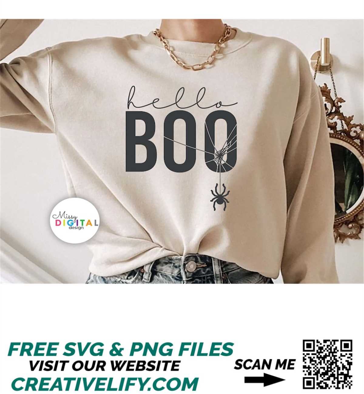 Hello Boo SVG,Halloween SVG,Ghost Shirt SVG,Spooky Ghost Svg | Inspire ...