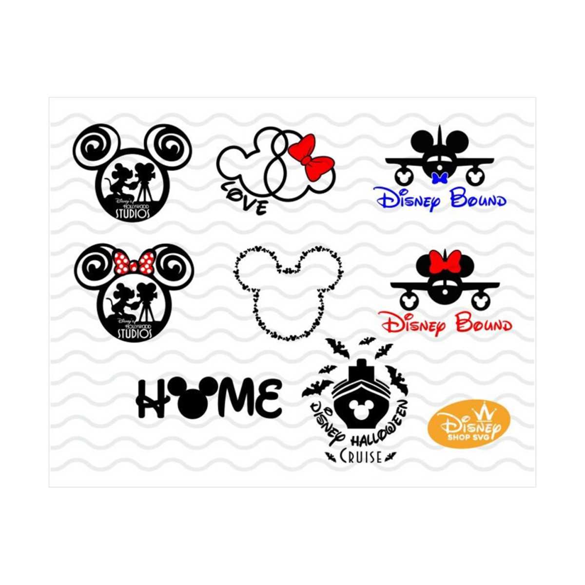 Hollywood Svg/Home/mouse Head Svg/Plane Bound/Halloowen Crui - Inspire ...