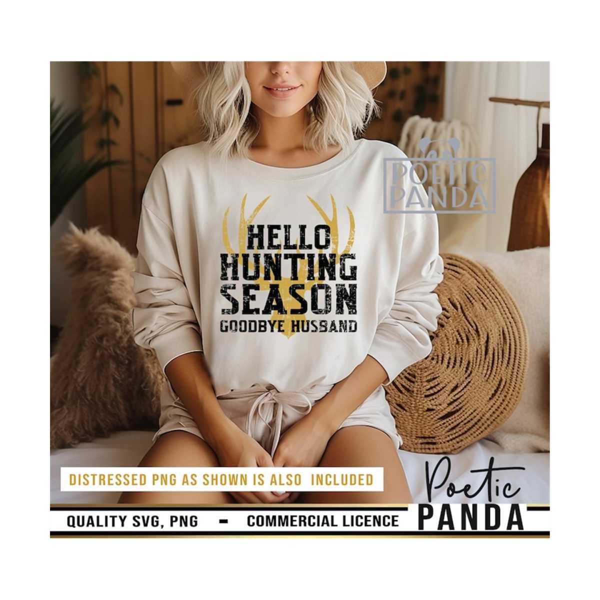 Hello Hunting Season Goodbye Husband SVG PNG, Hunting Svg, H | Inspire ...