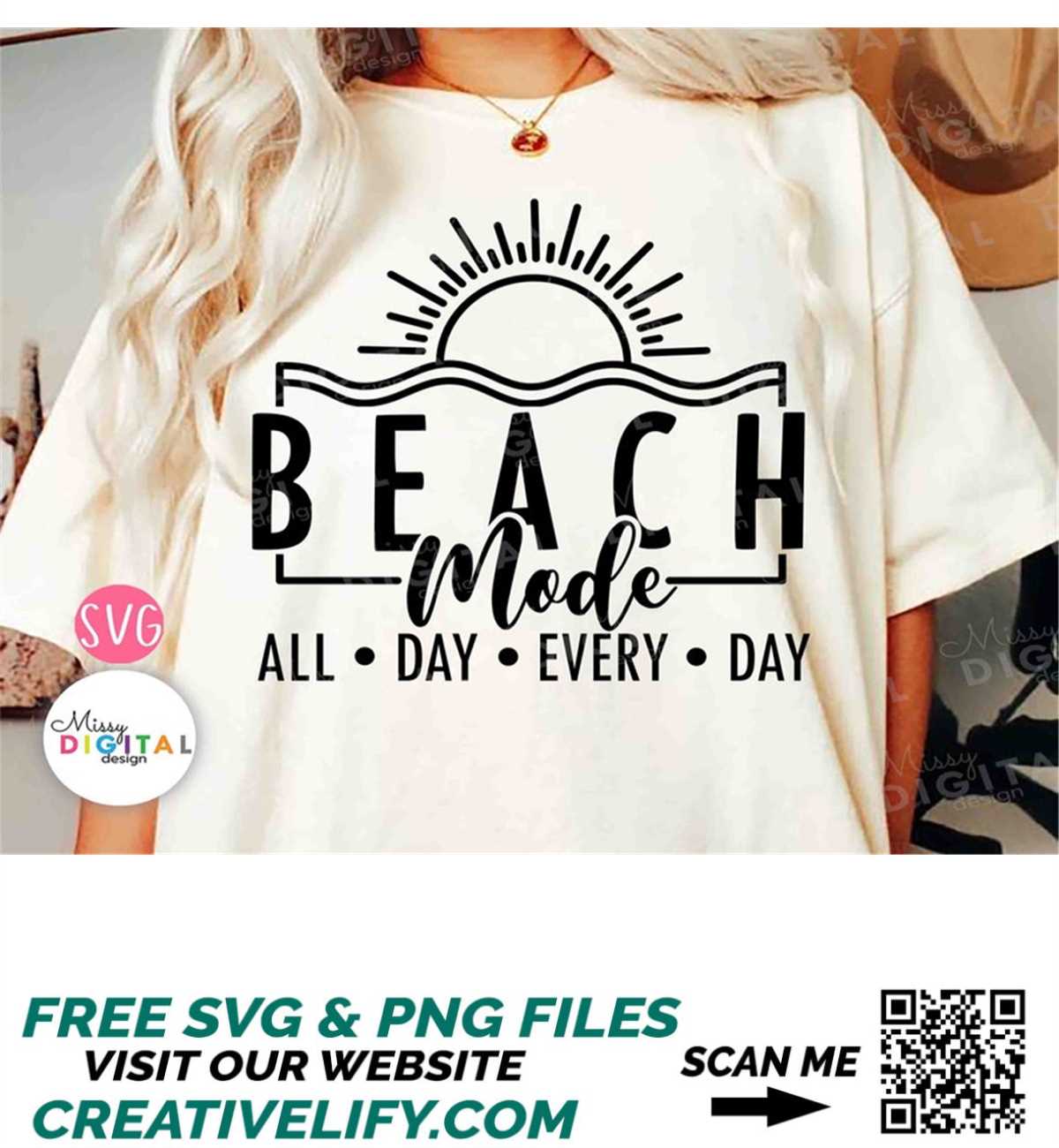 Beach Mode SVG PNG, Beach Life svg, Beach Svg, Summer Svg, V - Inspire ...