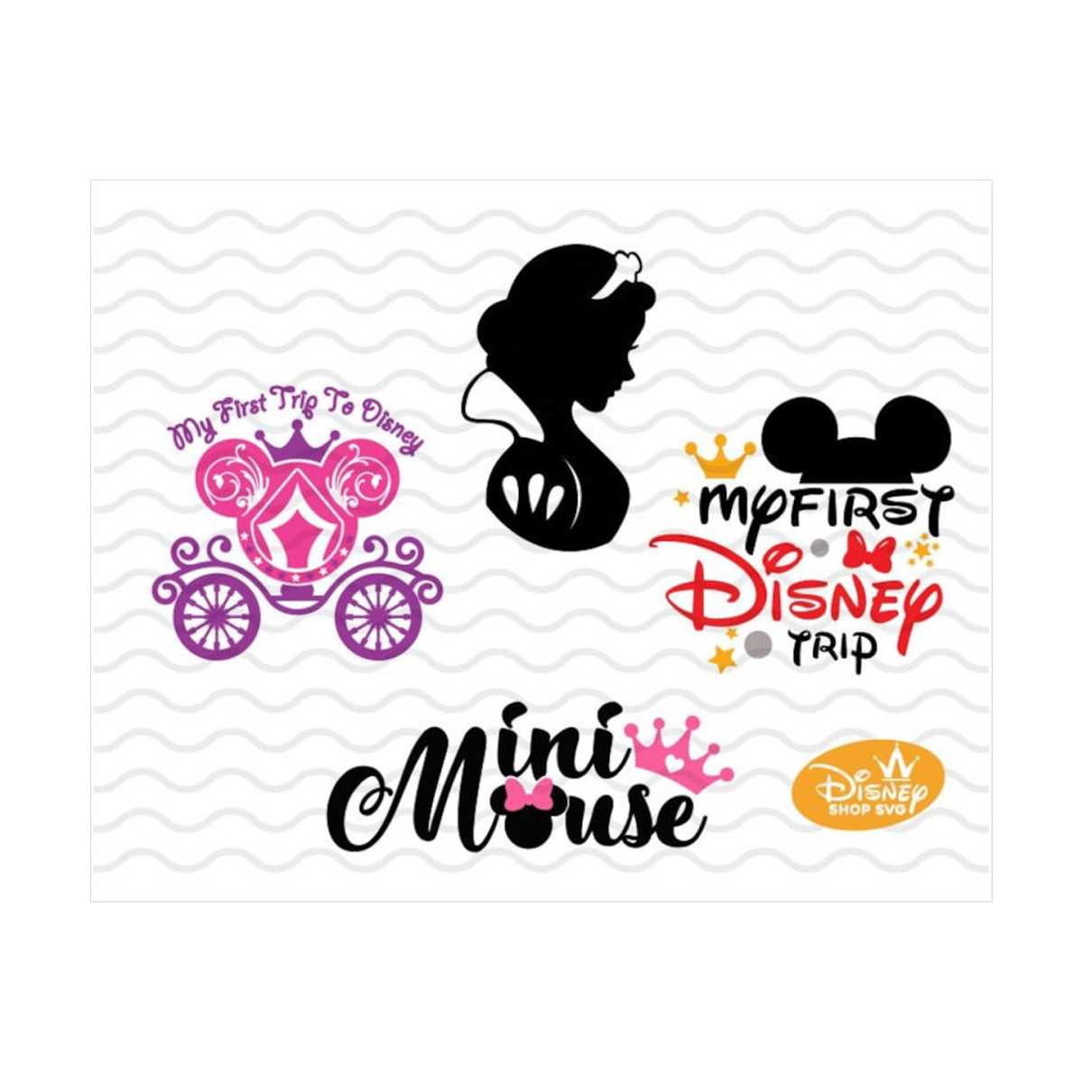 Bundle princess Me SVG / Minnie Mouse SVG / Layered Mouse fo | Inspire ...