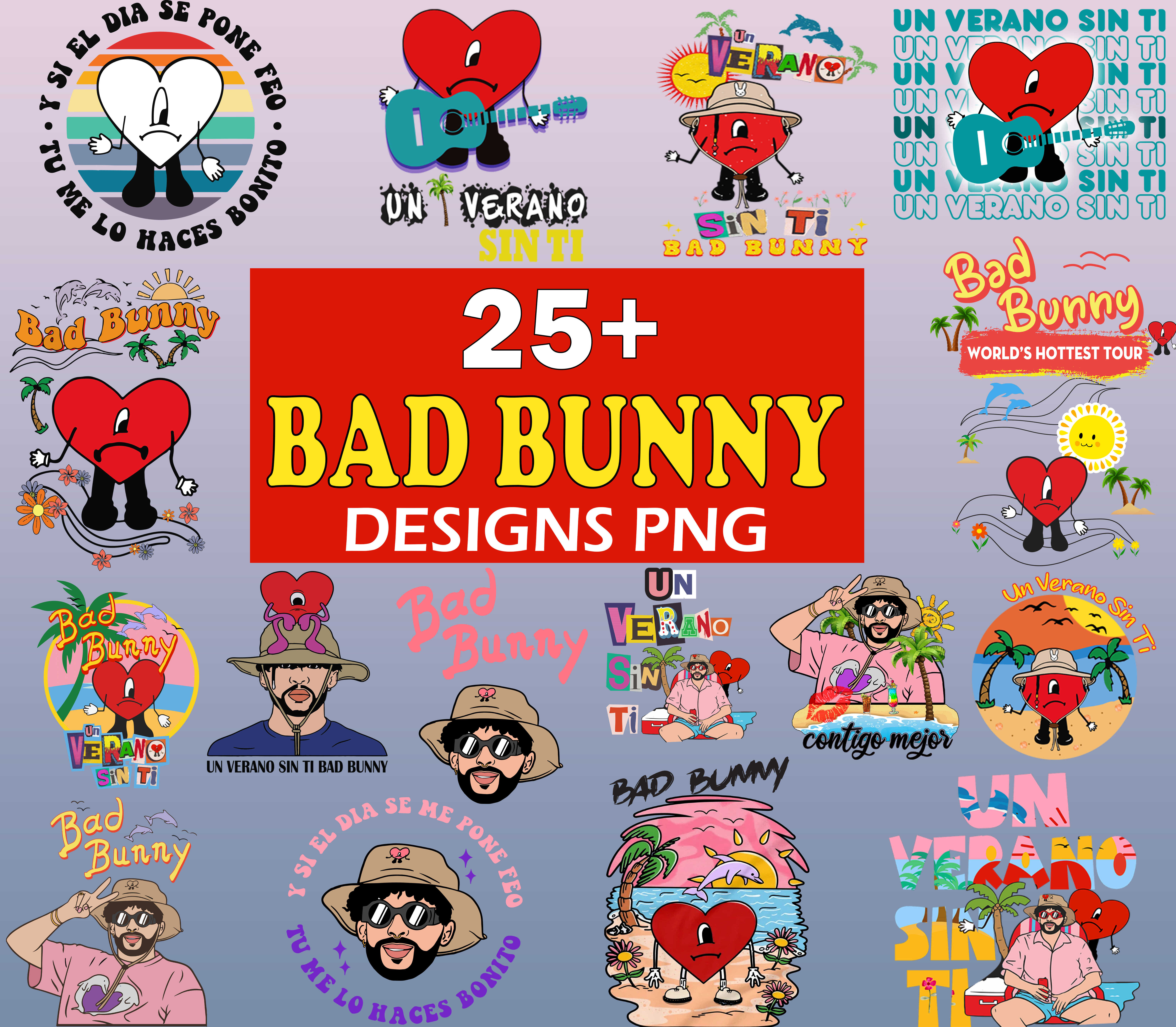 25 Bad Bunny Bundle Svg, Bad Bunny Svg, Bad Bunny Bundle, Ba - Inspire ...