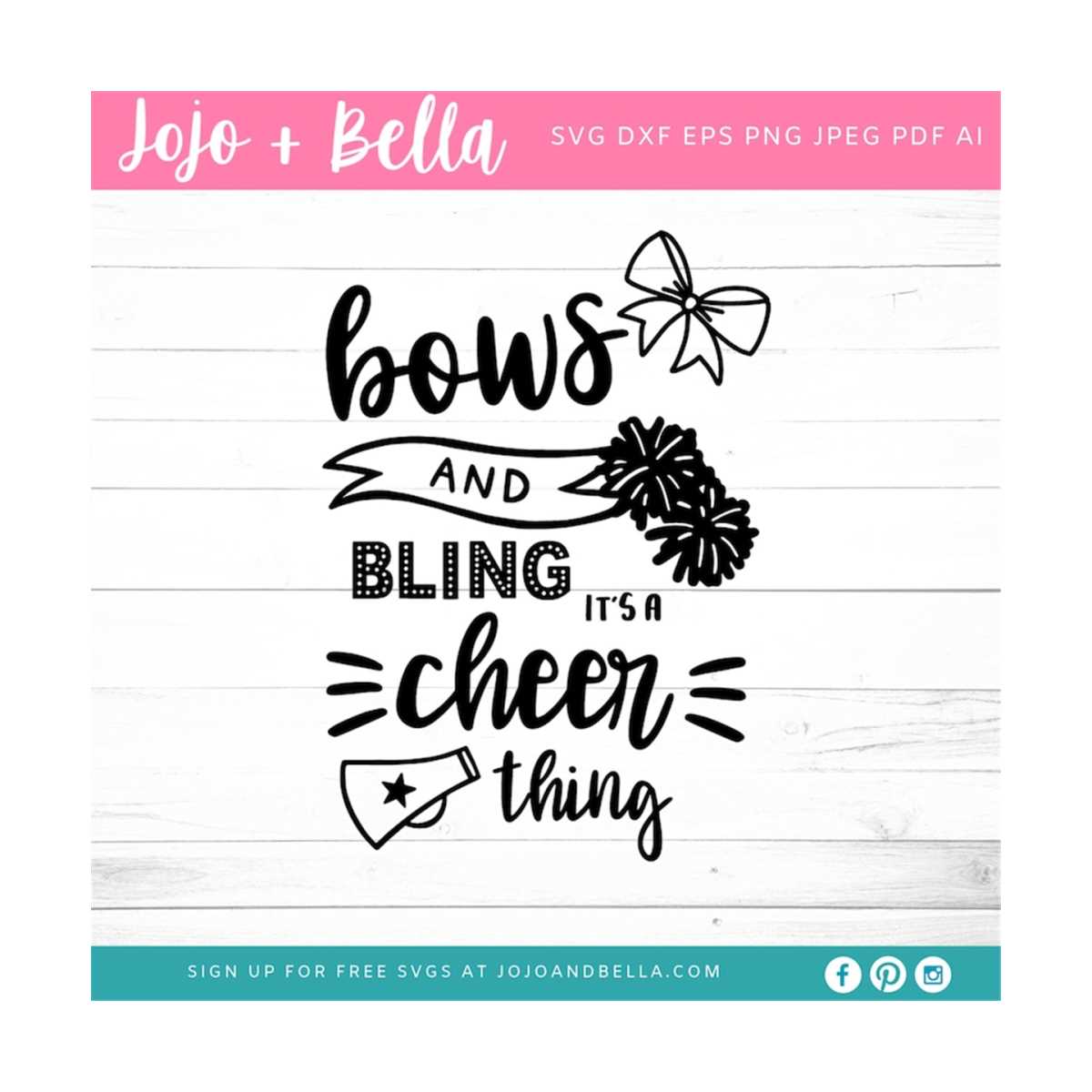 Cheer Svg, Cheerleading Svg, Pom Pom Svg, Cheer mom Svg, Che | Inspire ...
