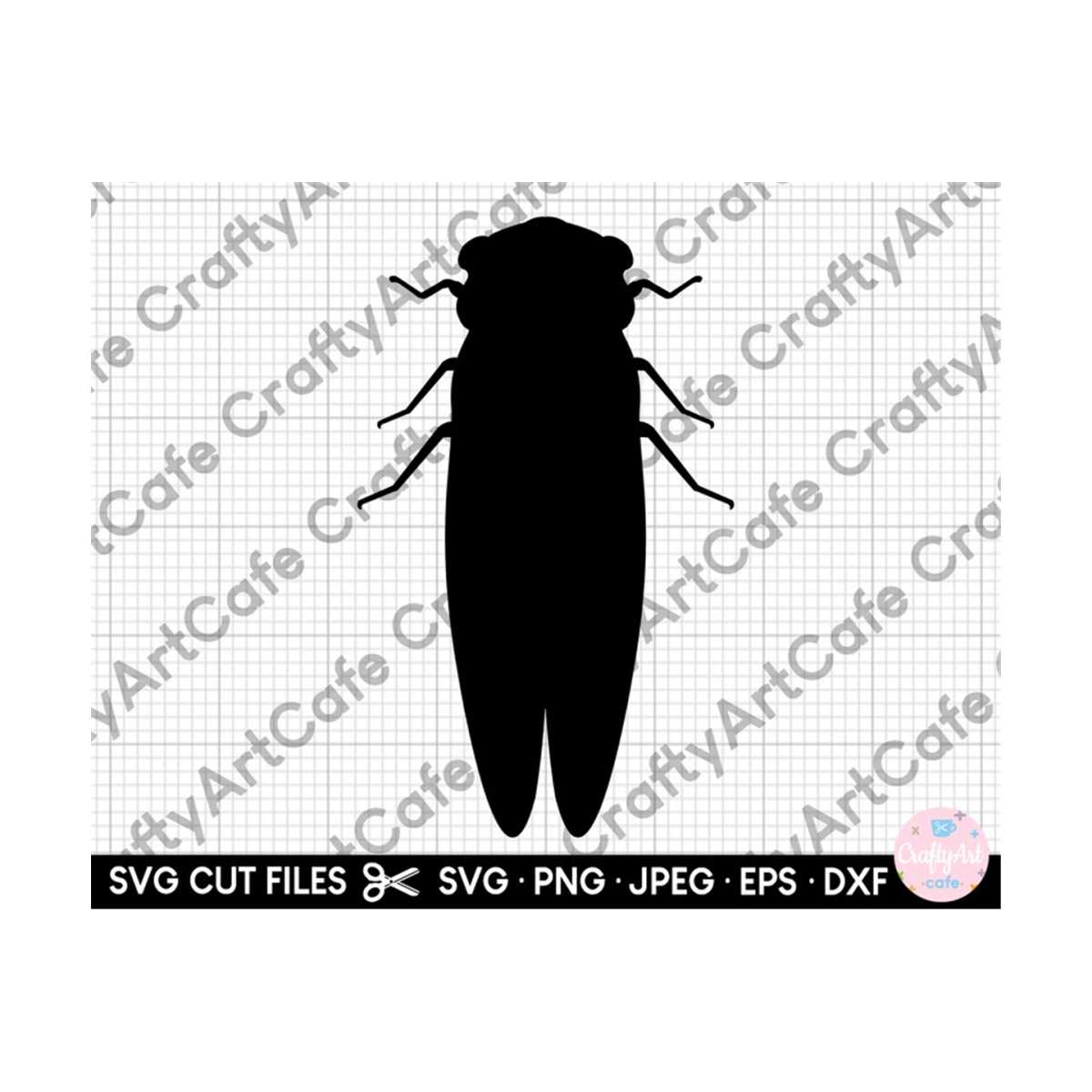 Cicada Silhouette Svg Cicada Silhouette Png Cicada Clipart Inspire Uplift