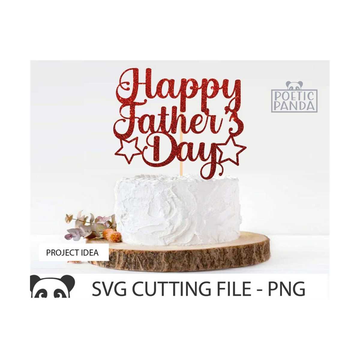 Happy Father's Day Cake Topper SVG PNG, Dad Life Svg, Dad Bi | Inspire ...