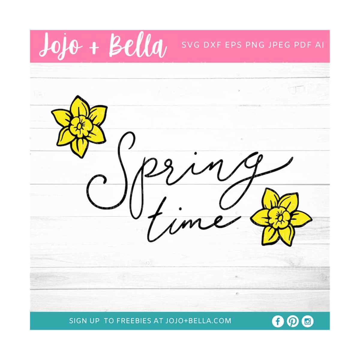 Spring Time SVG, Hello Spring svg, Easter svg, Flower svg fi - Inspire ...