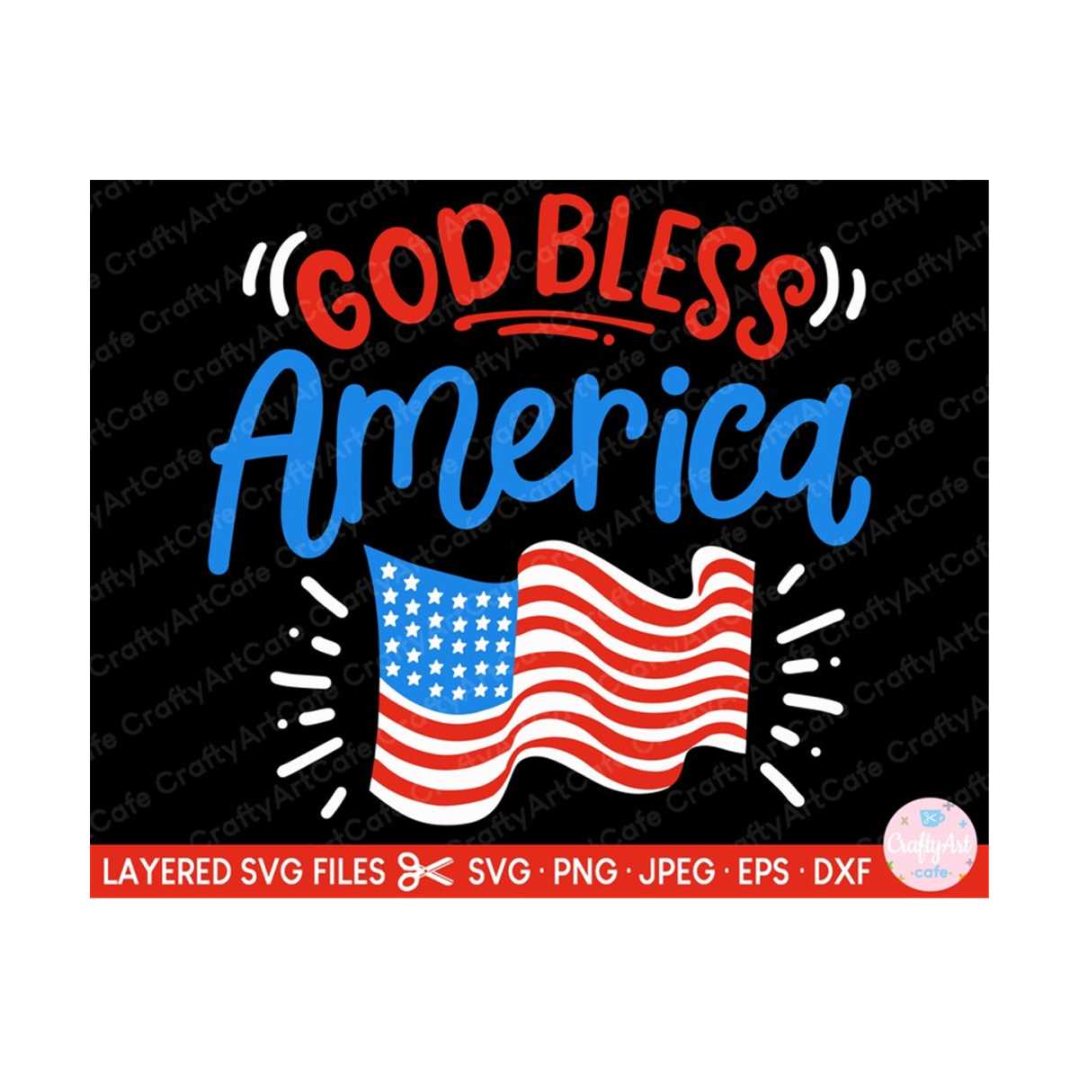 god bless svg - Inspire Uplift