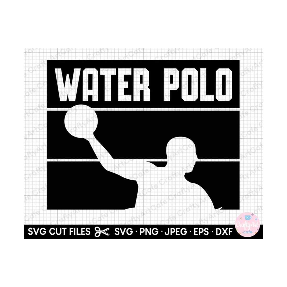 water polo design svg png cricut water polo | Inspire Uplift