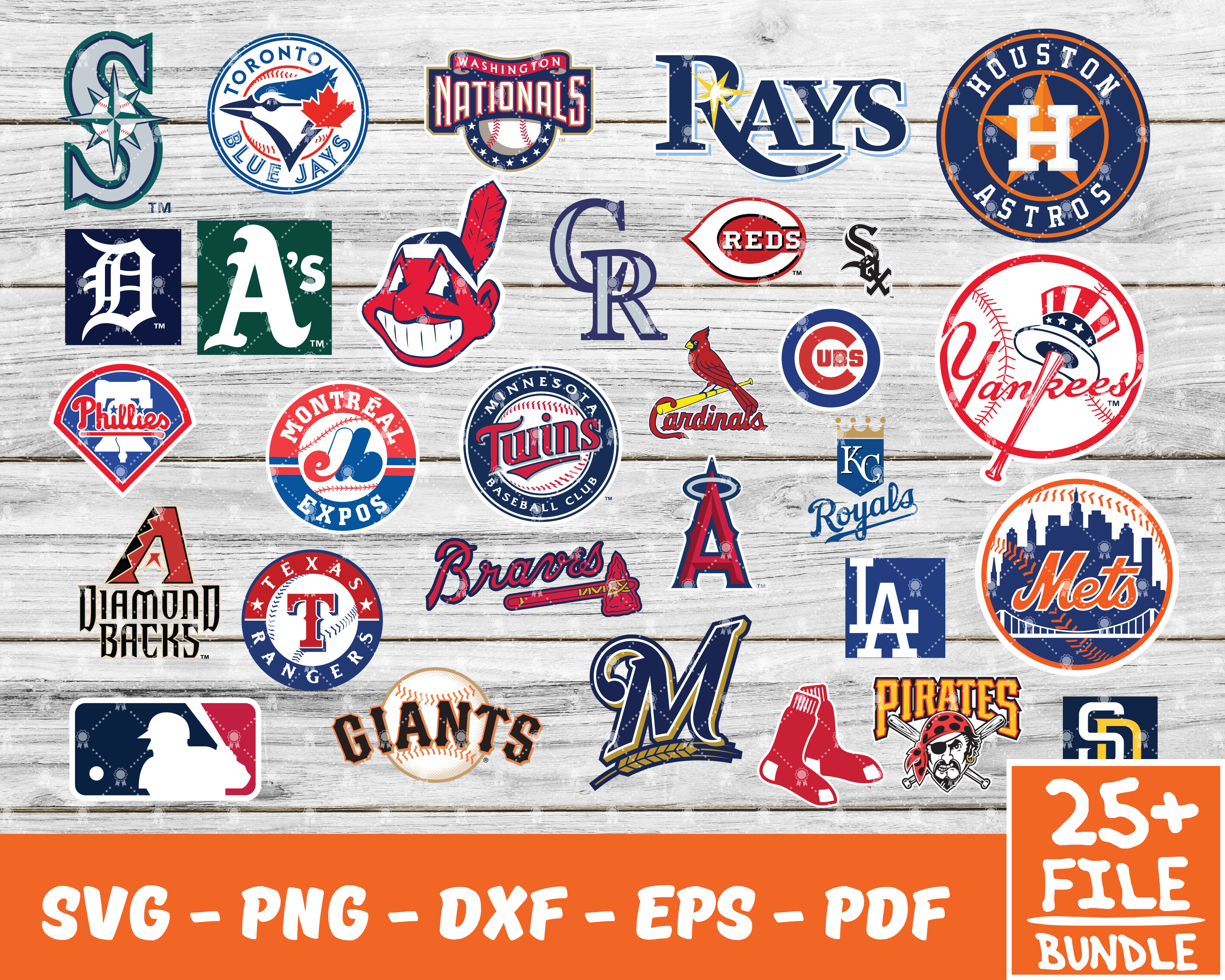 Bundle Designs Mlb Svg , Mlb Logo Svg 32 | Inspire Uplift