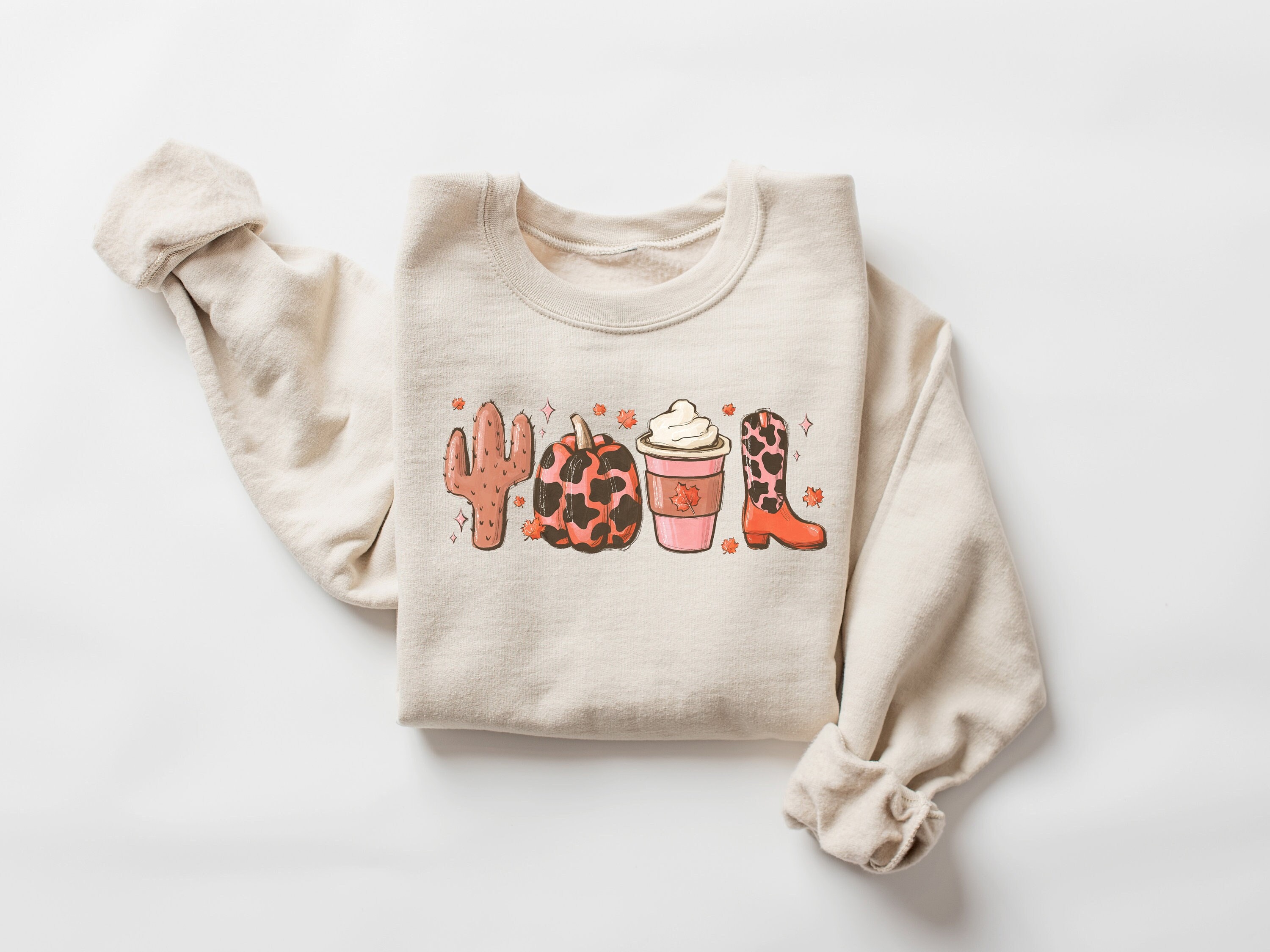 Western Fall Sweatshirt, Fall Season Cowgirl Shirt, Western | Inspire ...