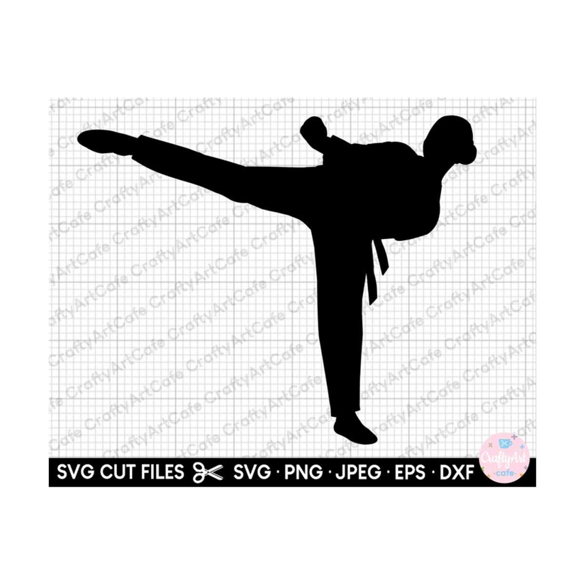 karate girl silhouette karate girl png karate girl svg karat | Inspire ...
