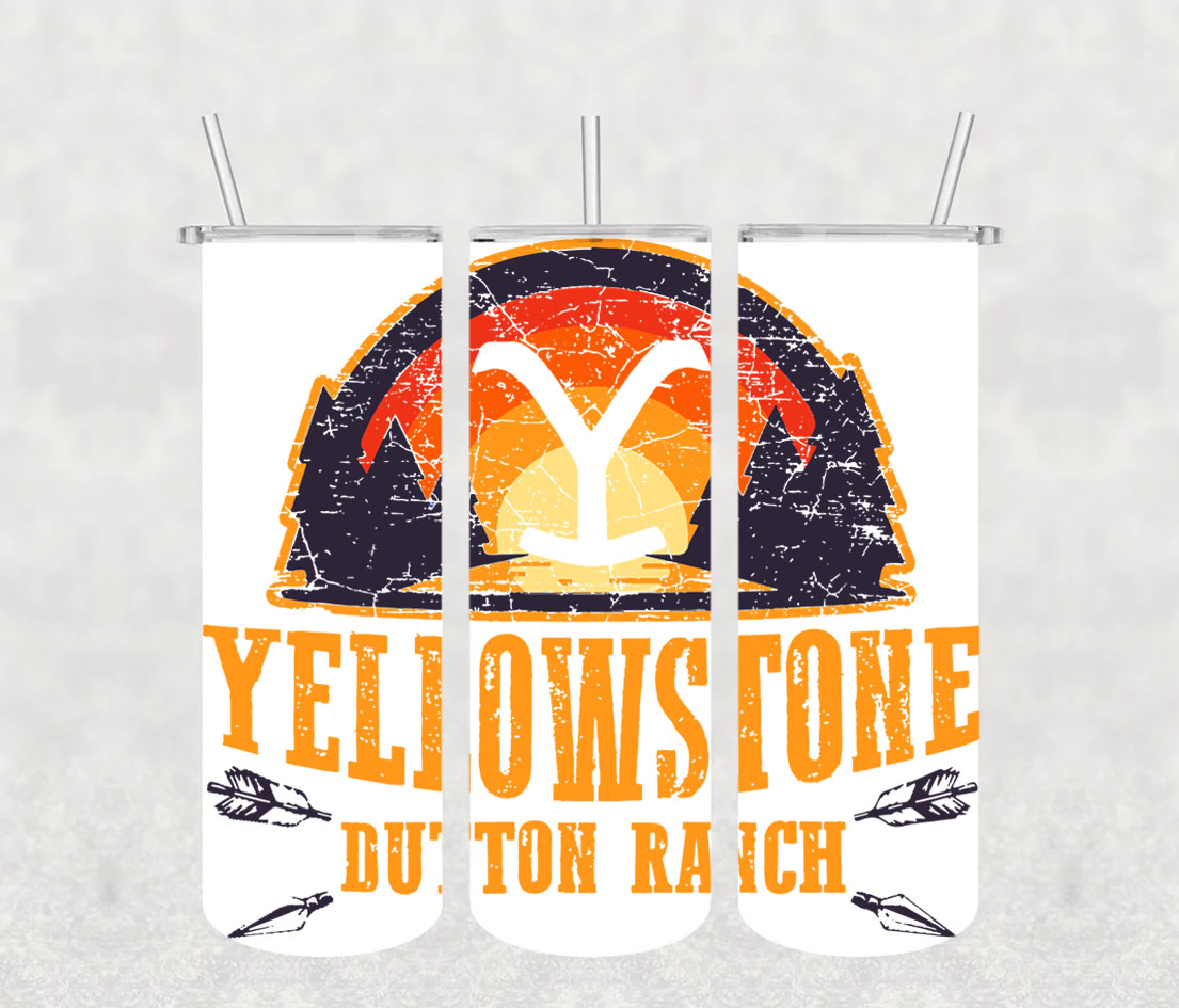 Yellowstone Dutton Tumbler Png, Template Sublimation Designs | Inspire ...
